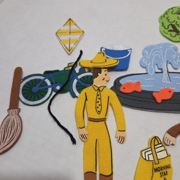 curious George | Toys | Curious George Felt Quiet Playset | Poshmark
